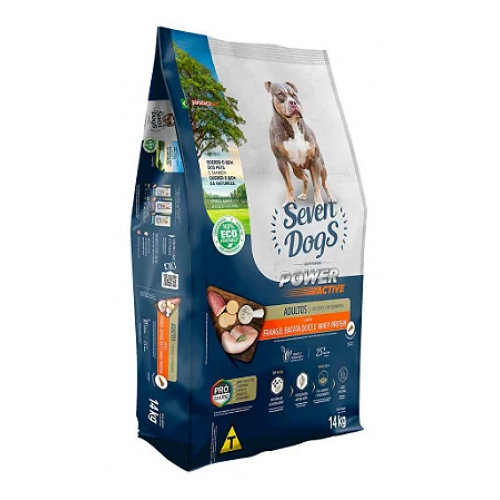 Ração Seven Dogs Premium Power Active 14kg Ração Seven Dogs Premium Power Active 14kg