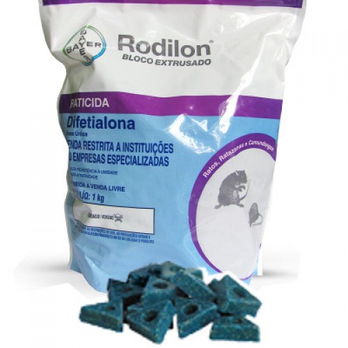 Raticida Rodilon Bloco Extrusado 1 unidade